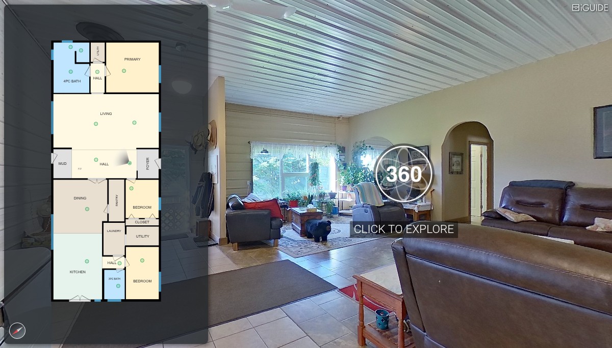 iGUIDE 3D Tour for 58031 Range Rd 21, Busby, AB