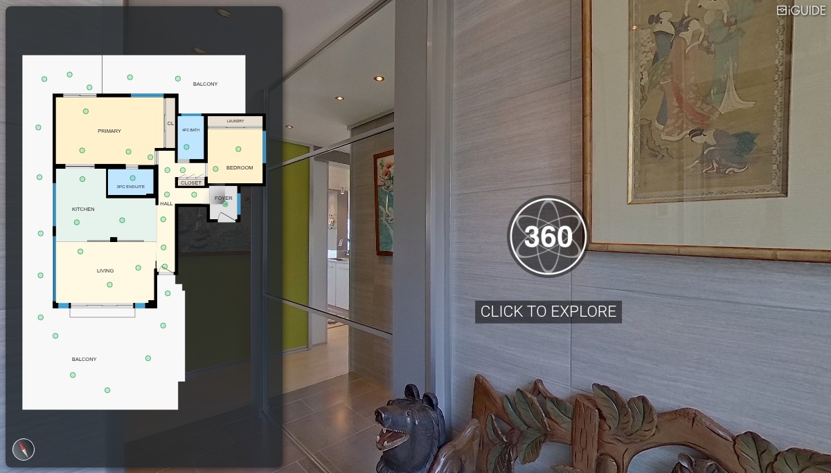 iGUIDE 3D Tour for 601-1975 Pendrell St, Vancouver, BC