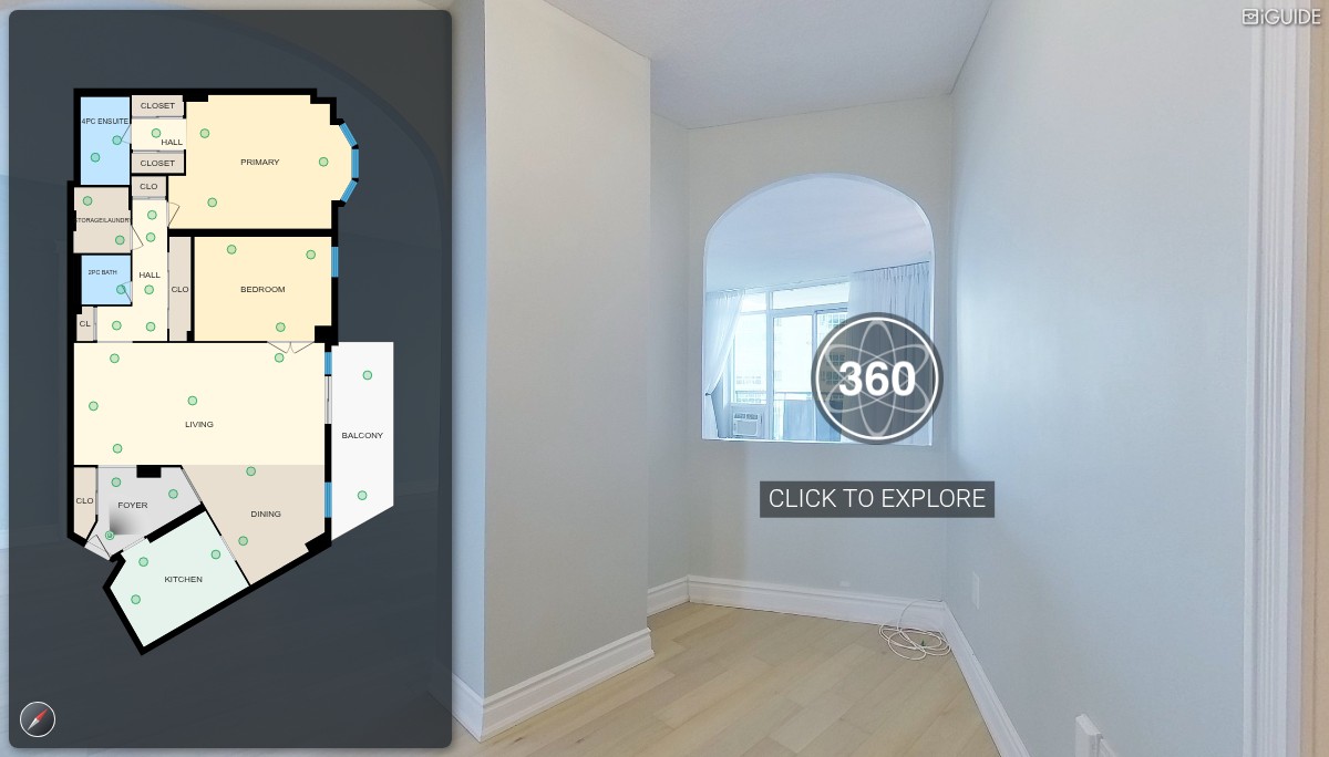 iGUIDE 3D Tour for 708-5250 Lakeshore Rd., Burlington, ON