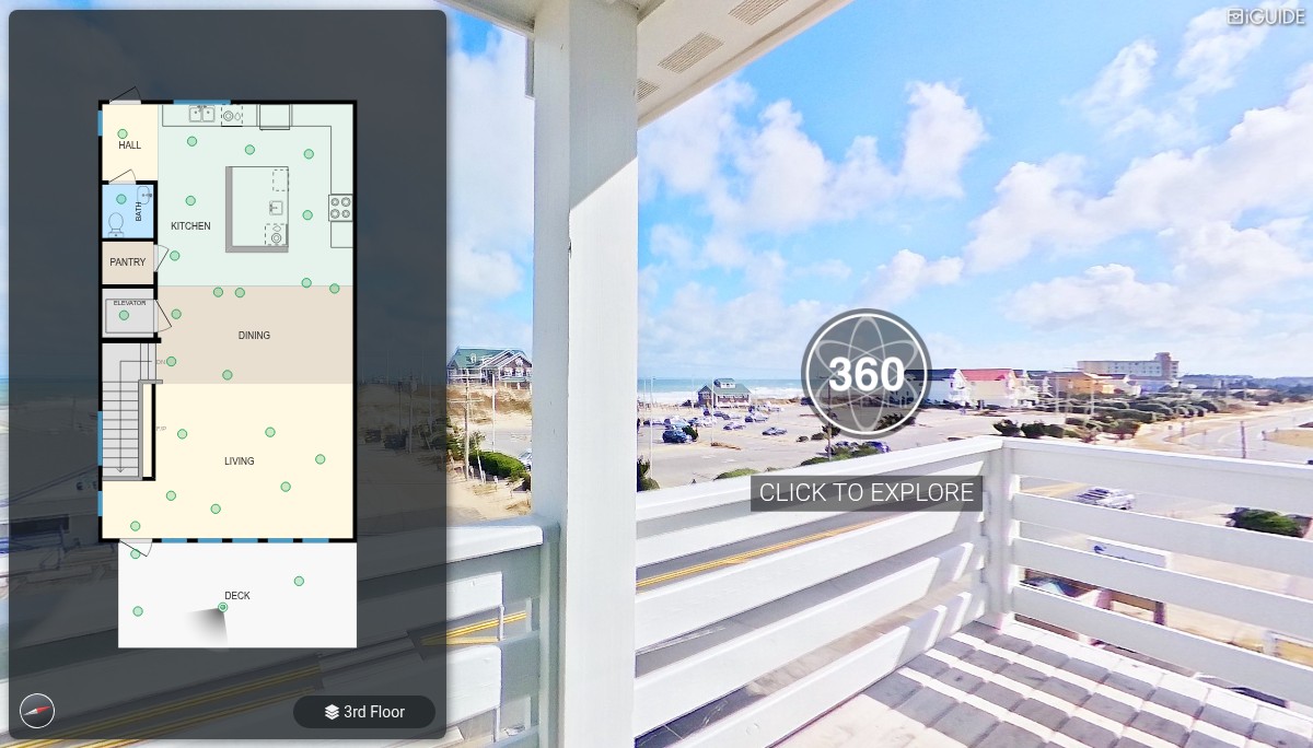 iGUIDE 3D Tour for 7216 S Virginia Dare Trail, Nags Head, NC