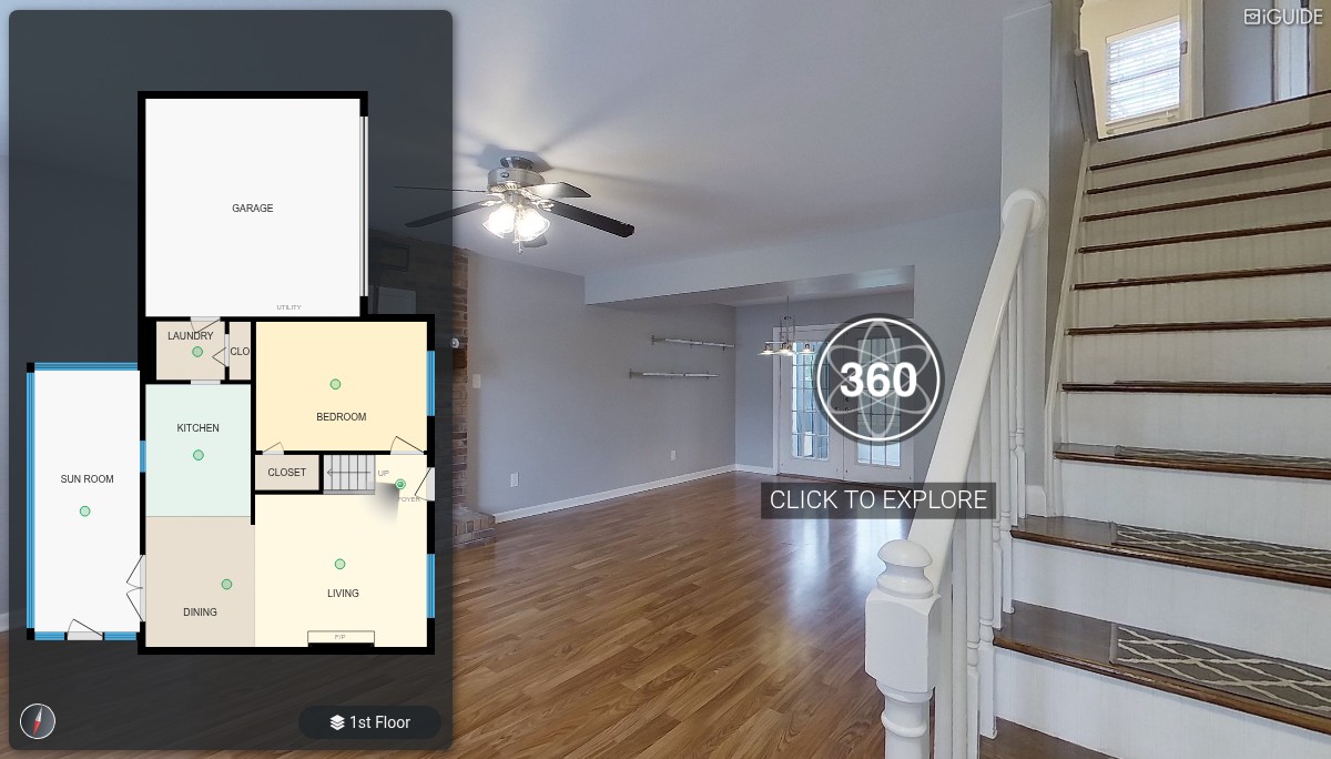 iGUIDE 3D Tour for 804 Black Rock Cir, Knoxville, TN