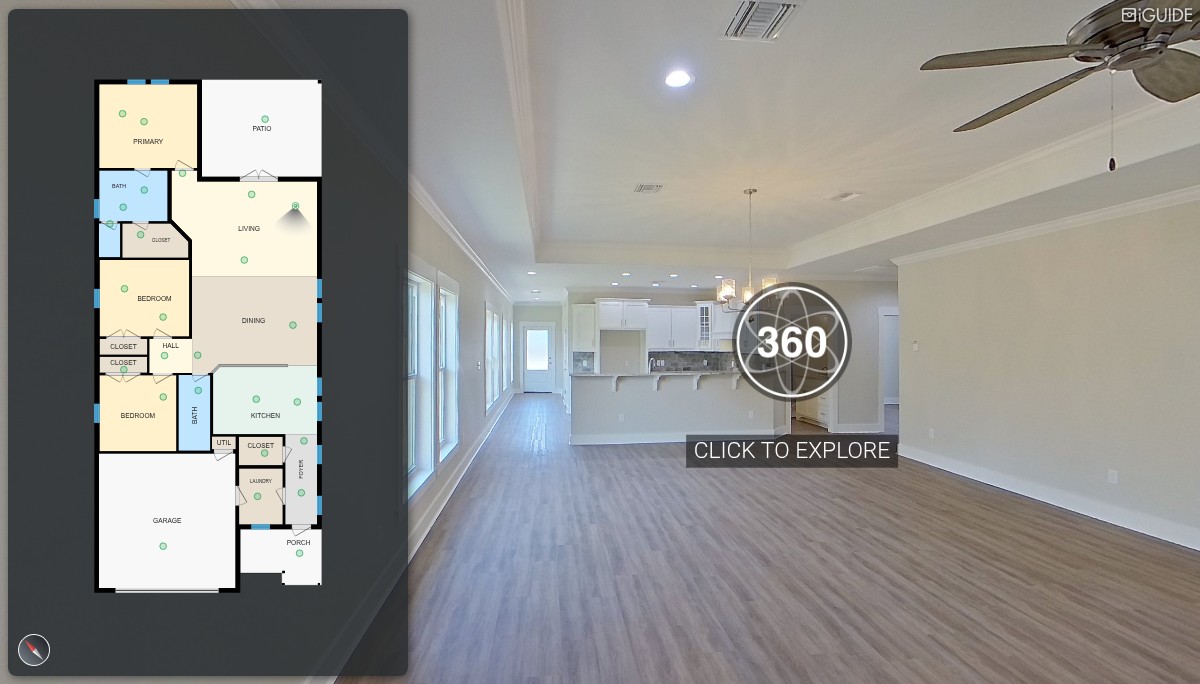 iGUIDE 3D Tour for 8214 Beach Dr, Panama City, FL