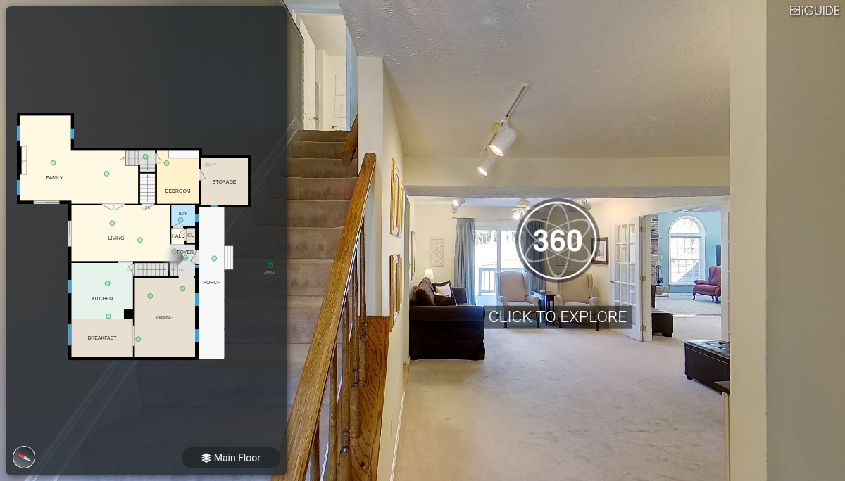 iGUIDE 3D Tour for 8238 Silver Run Ct, Pasadena, MD