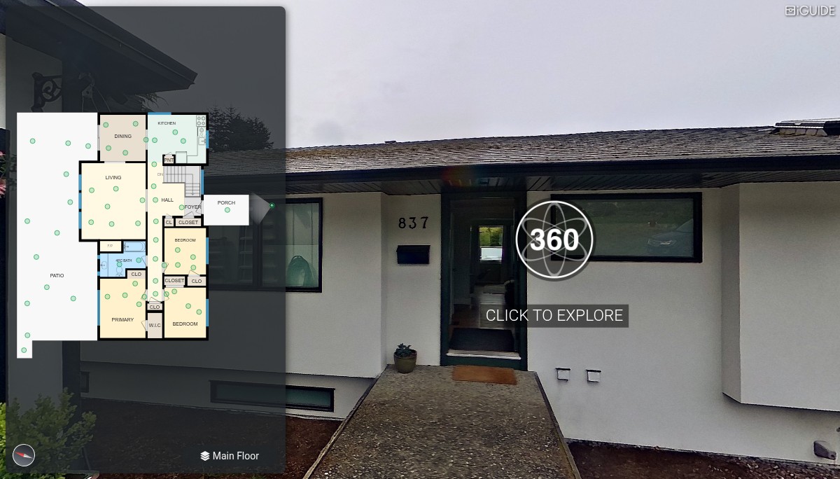 iGUIDE 3D Tour for 837 Royal Oak Ave, Victoria, BC