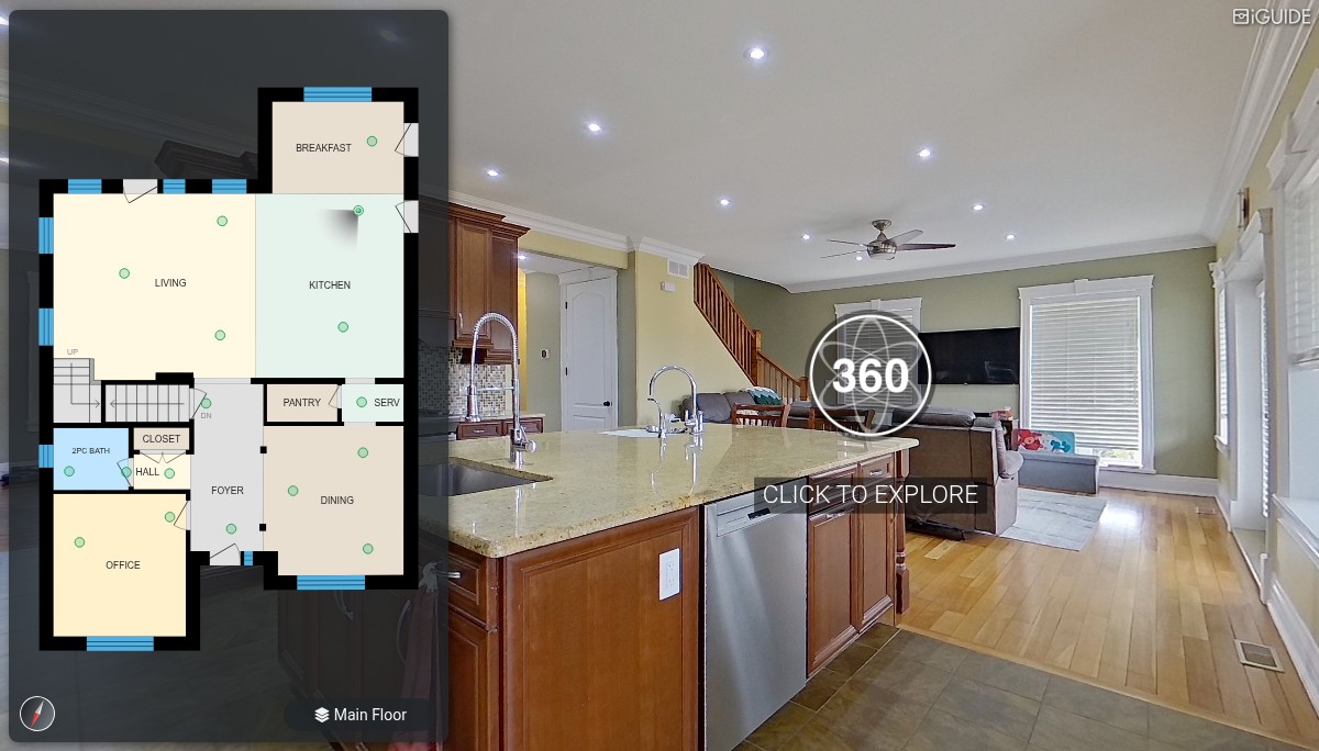 iGUIDE 3D Tour for 8545 Water St, Cedar Springs, ON