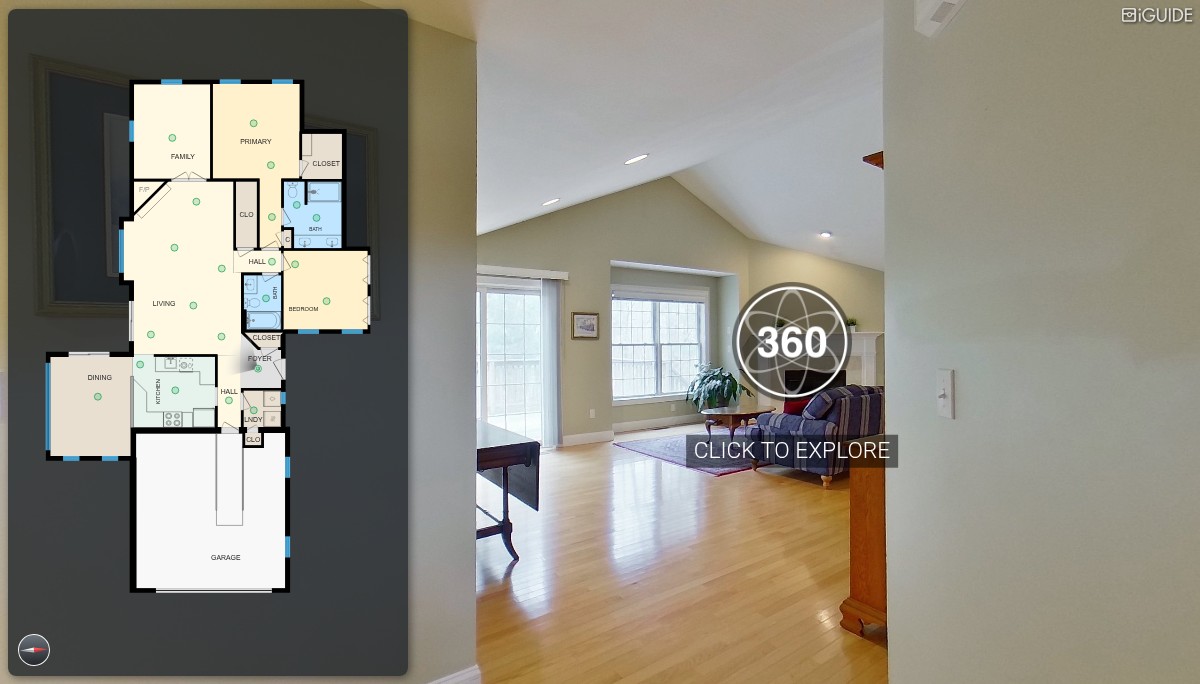 iGUIDE 3D Tour for 88 Risloves Way, Fremont, NH