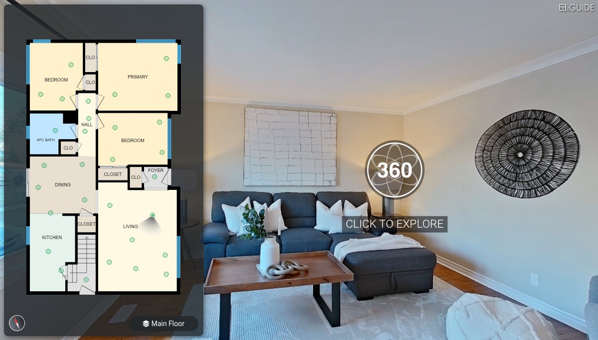 iGUIDE 3D Tour for 94 Union Ave, Port Perry, ON