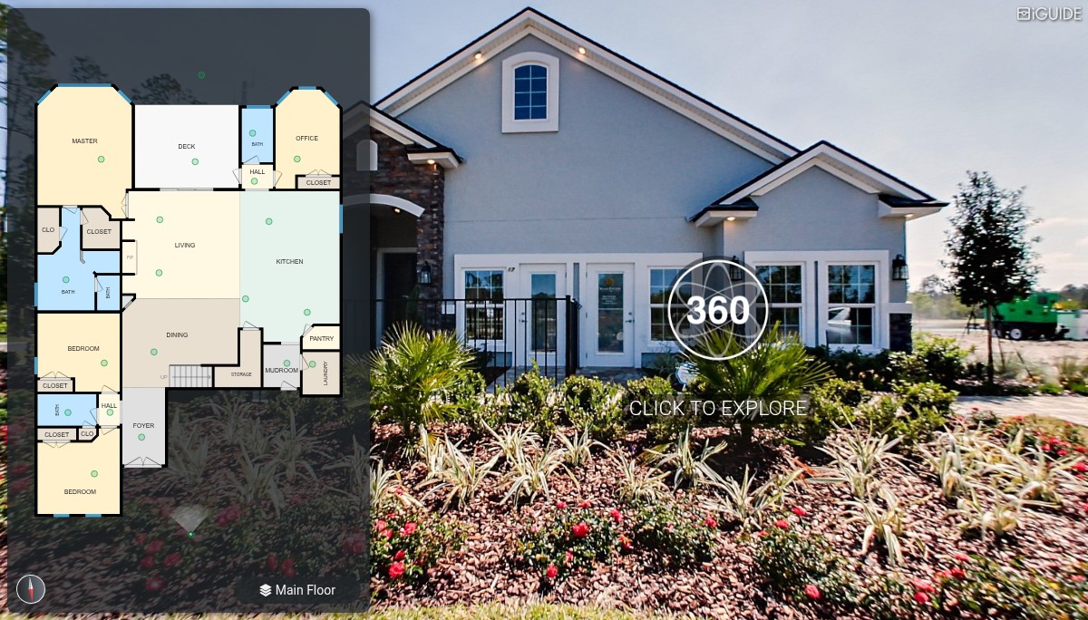 iGUIDE 3D Tour for 1 Dream Finders - Deerfield Meadow - Avalon II, St ...