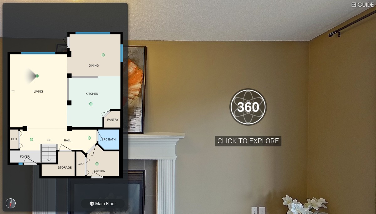 iGUIDE 3D Tour for 8498 Sloane Crescent NW, Edmonton, AB