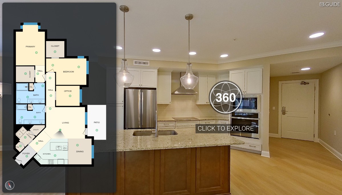 iGUIDE 3D Tour for Bldg. 9 Unit 102-1400 Bold Rock Drive, Winchester, VA
