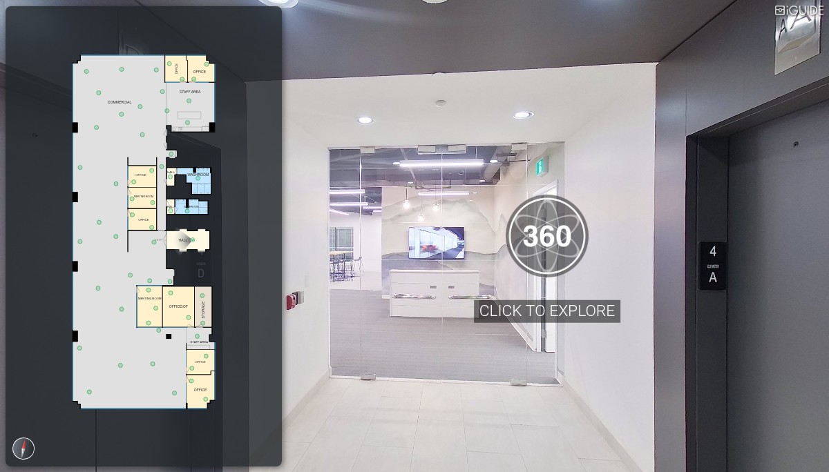 iGUIDE 3D Tour for 400-155 University Ave, Toronto, ON