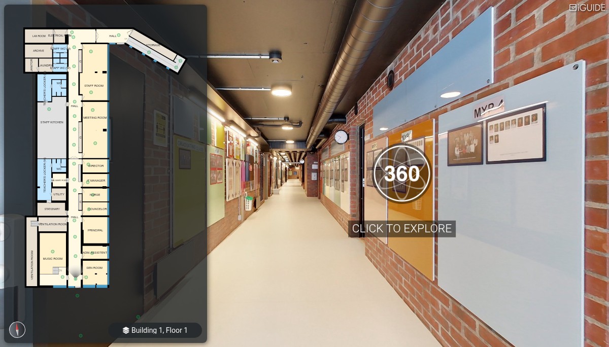 iGUIDE 3D Tour for Norlights International School Oslo