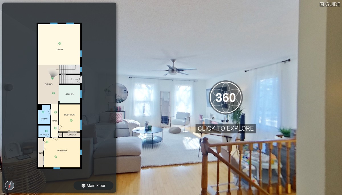 iGUIDE 3D Tour for 6810 6 St SW, Calgary, AB