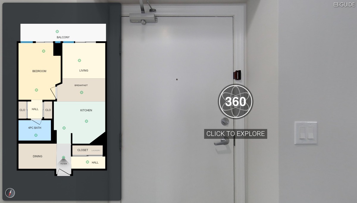 iGUIDE 3D Tour for Unit 308-1940 Ironstone Dr, Burlington, ON