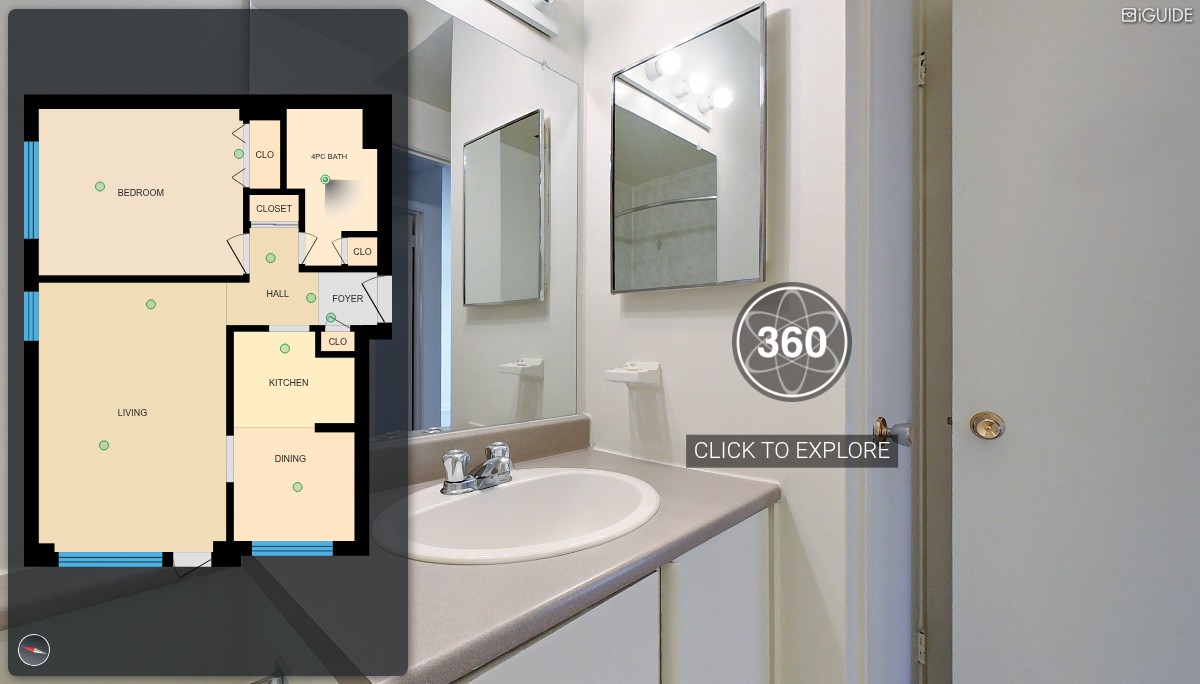 iGUIDE 3D Tour for Parkwood Hills, 1165 Meadowlands Drive - 1 bedroom walk-up - 559 sq. ft ...