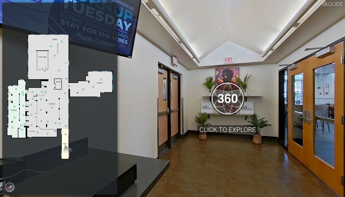 iGUIDE 3D Tour for VSU - John's Dining Hall-21101 Barnes St., Virginia ...